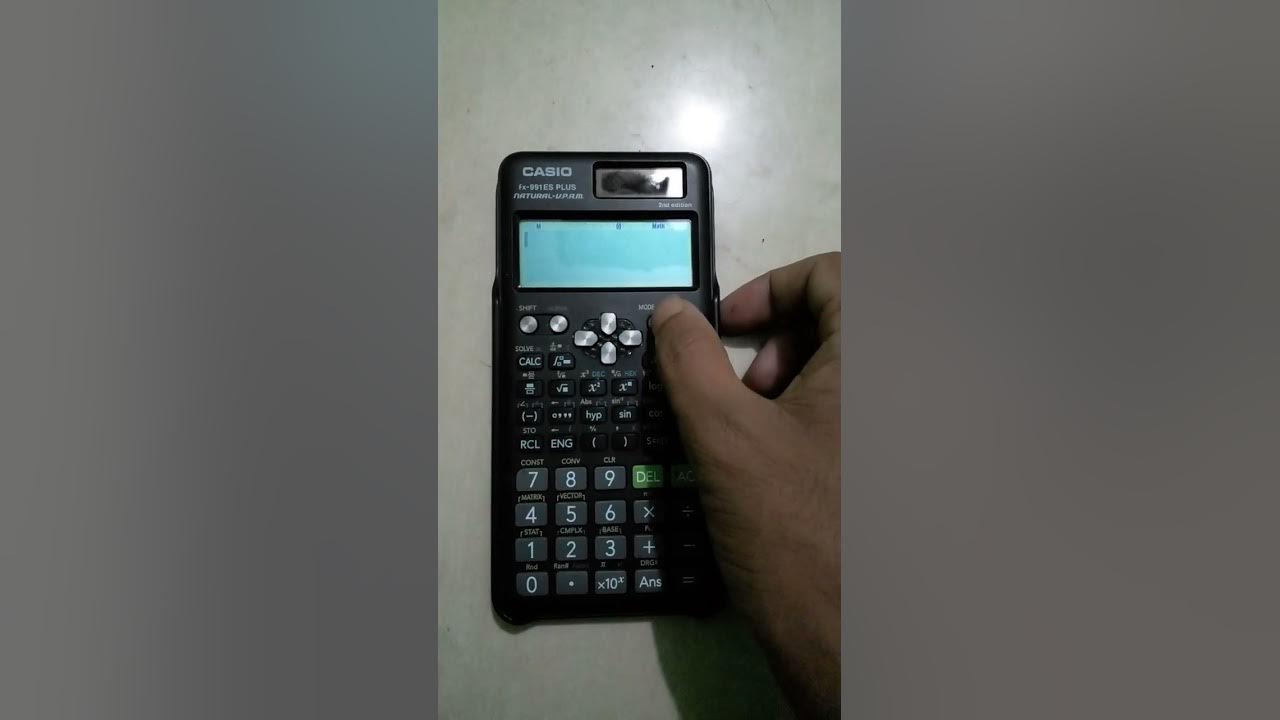 fx- 991ES plus,, decimal to hexa decimal,binary and octal number - YouTube