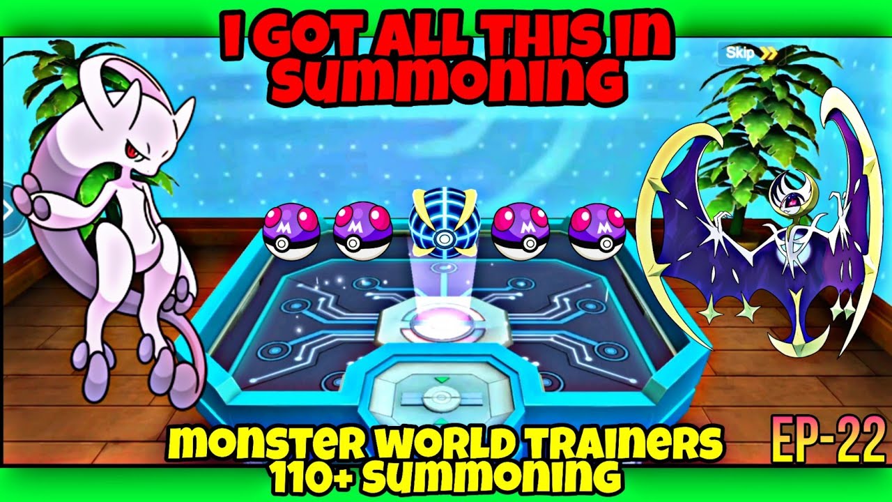 I GOT 4 SSR POKEMON FROM SUMMONING in Monster World Trainers in Hindi ...