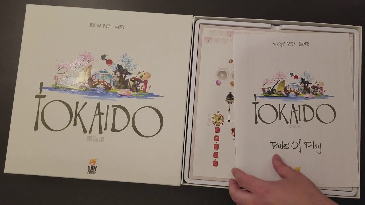 Tokaido Board Game - Whats in the Box? - YouTube
