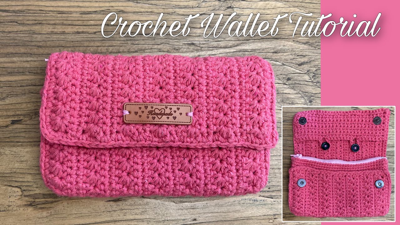 Crochet Wallet / Purse Tutorial - YouTube