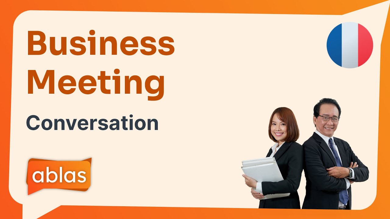 Business Meeting | French Conversation with English Translation - YouTube