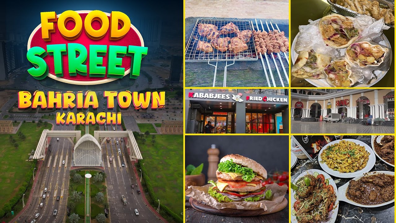 Food Street in Bahria Town Karachi - YouTube