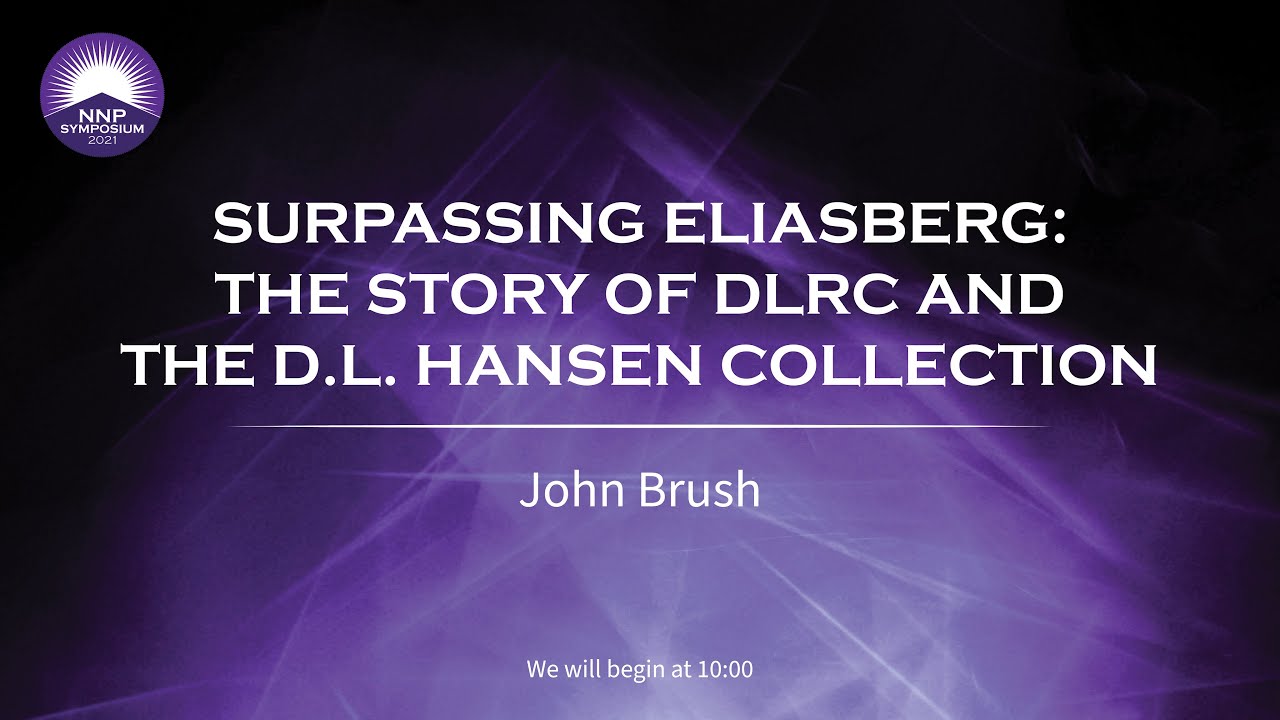 Surpassing Eliasberg: The Story of DLRC and the D.L. Hansen Collection ...