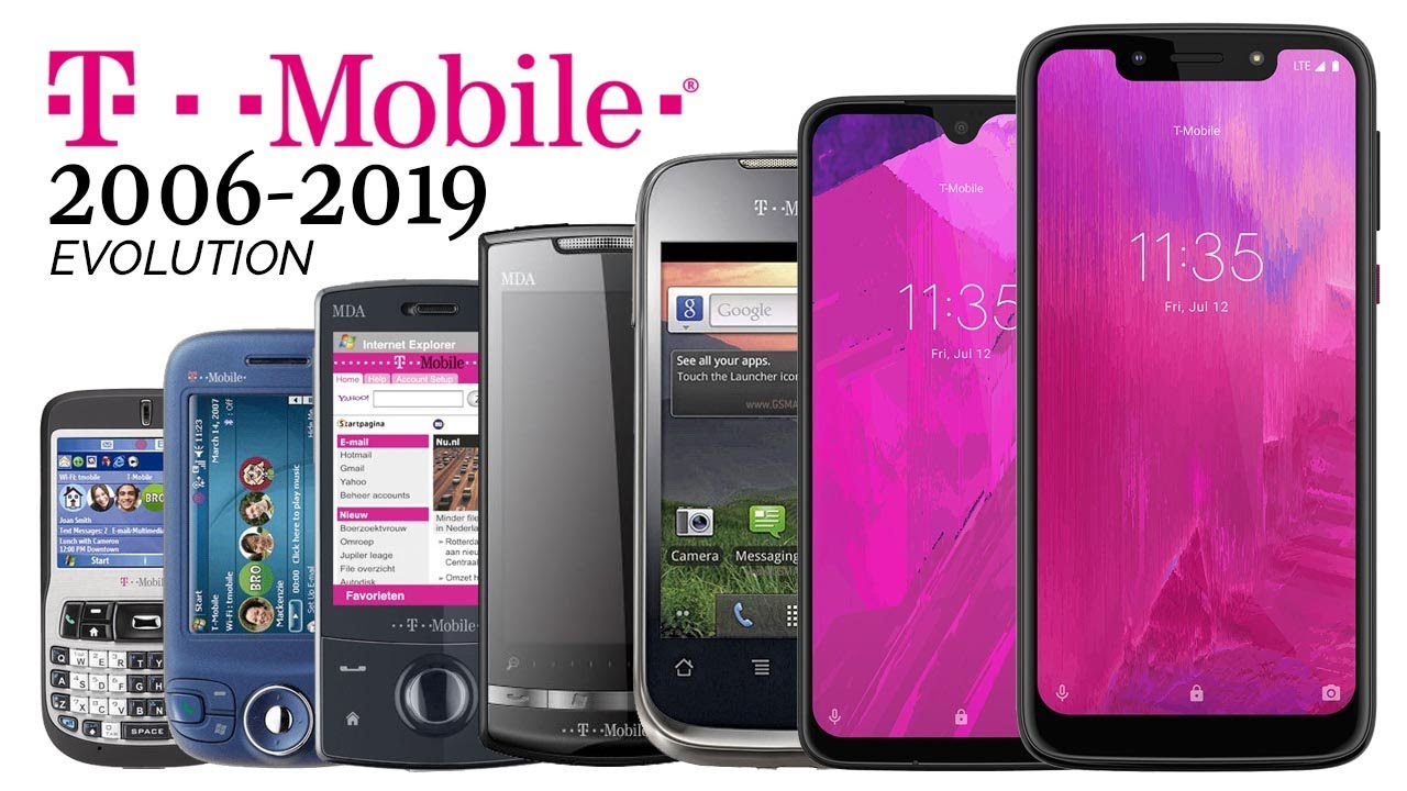 T-Mobile PHONES EVOLUTION, SPECIFICATION, FEATURES 2006-2019 - YouTube