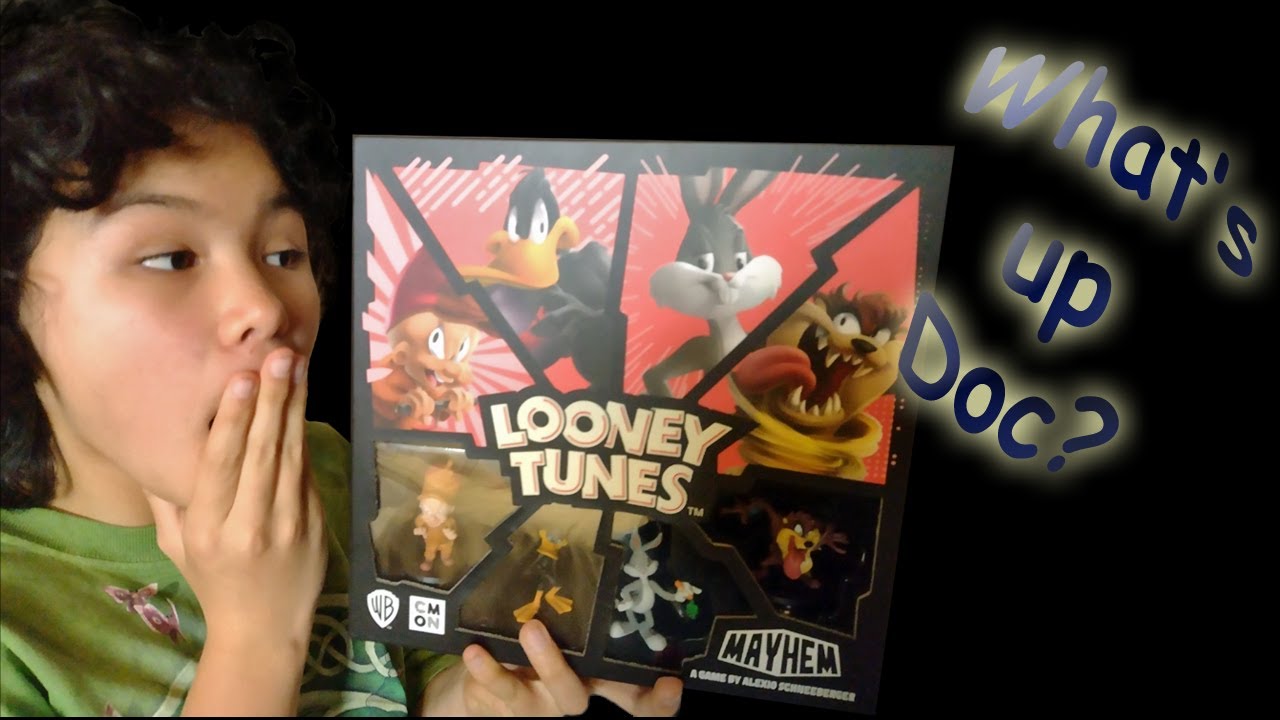 Looney Tunes Mayhem (CMON Animation Collection) Miss Rocks unboxing ...