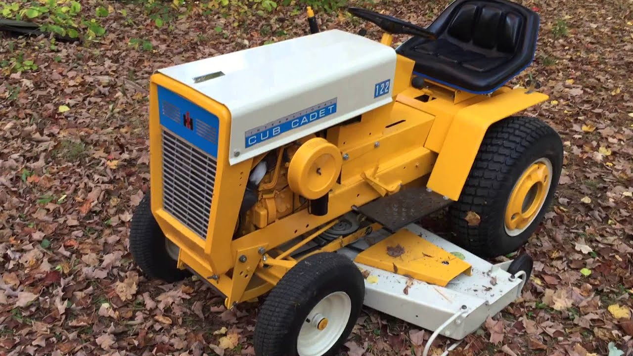 Cub cadet 122 refurbished part 9 - finished - YouTube