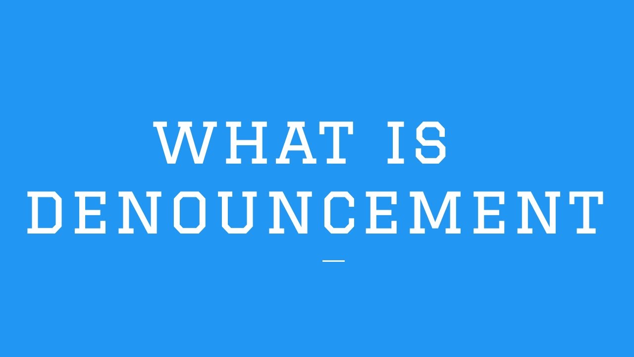 what is denouncement | Satisfactory end of drama or movie - YouTube