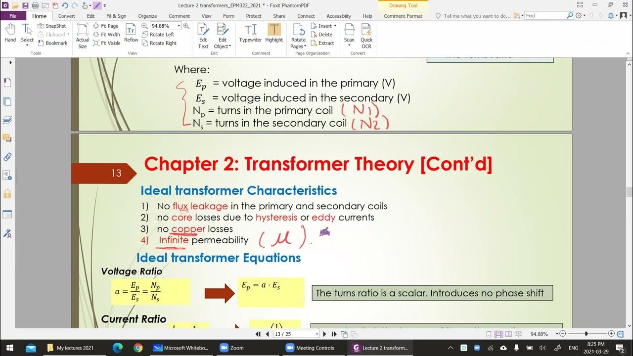 [EPM321s] Transformer and DC Machines – Lecture(1) – Part(2/2) – Dr. Ahmed Mohy – Fall '23 - YouTube