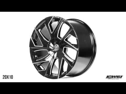 Lexani Ghost | Gloss Black w/ CNC Accents - YouTube