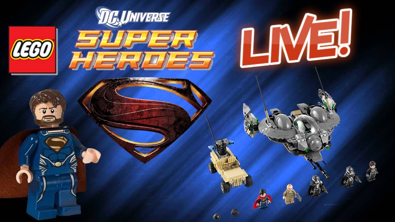 LEGO DC SUPER HEROES 76003 Battle of Smallville LIVE BUILD ! | 10 YEARS ...