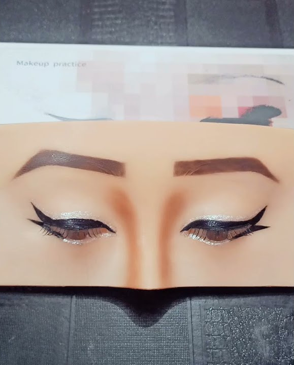Different Shapes Eyeliner Practice On Make Up Face Board Short Trending 👁️☺️ Youtube
