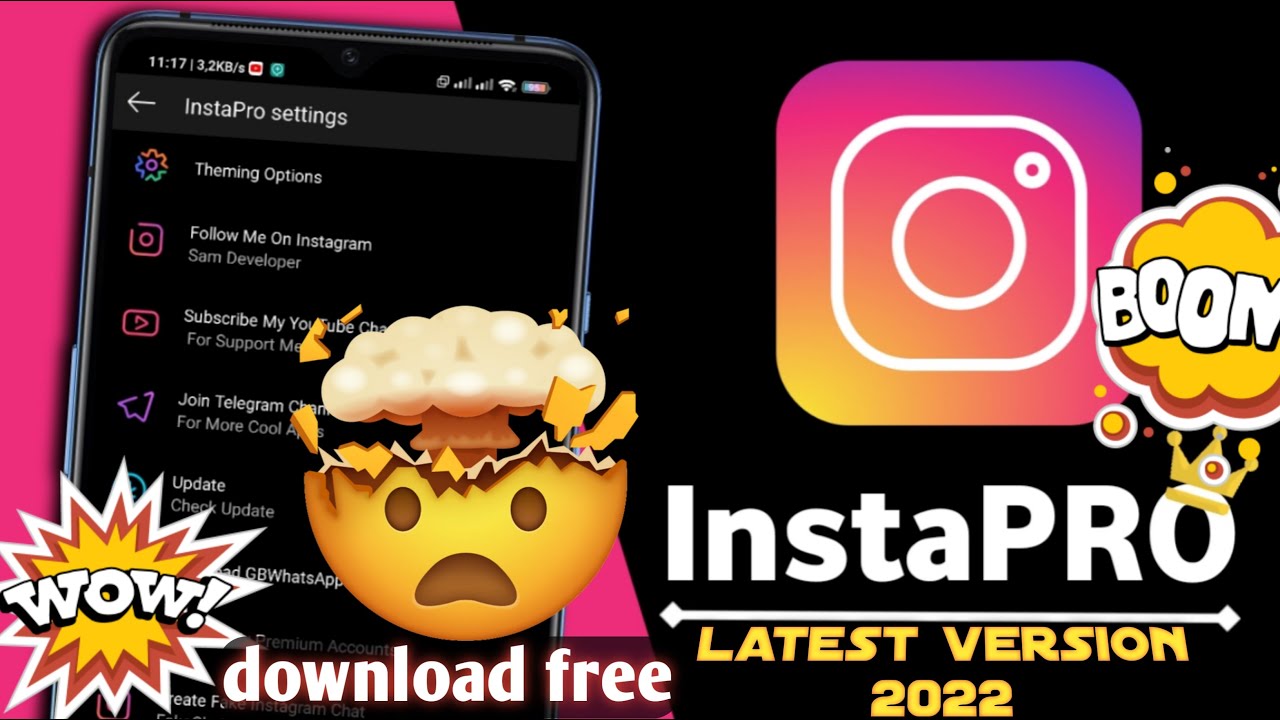 insta pro | how to get insta pro apk free | latest version 2022 - YouTube