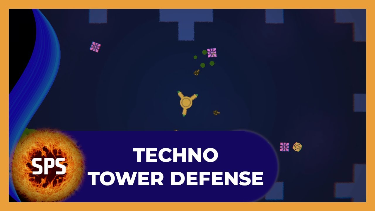 🗼Techno Tower Defense (TD + Top Down Shooter) - Let's play ...