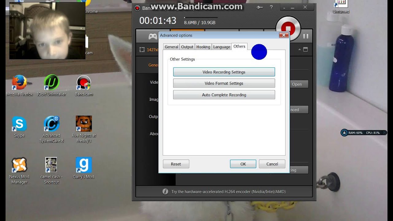 How to get facecam and audio on bandicam - YouTube