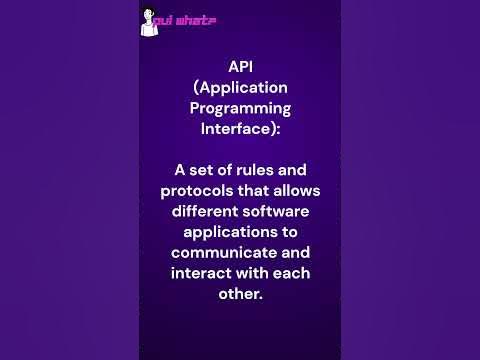 What is API(Application Programming Interface)? - YouTube