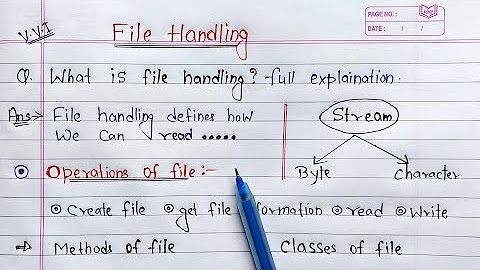 Java File Handling - YouTube