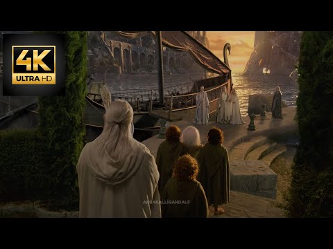 Gandalf, Ve Hobbitler Gri Limanlara Geldiler - Yüzüklerin Efendisi Kralın Dönüşü Türkçe Dublaj