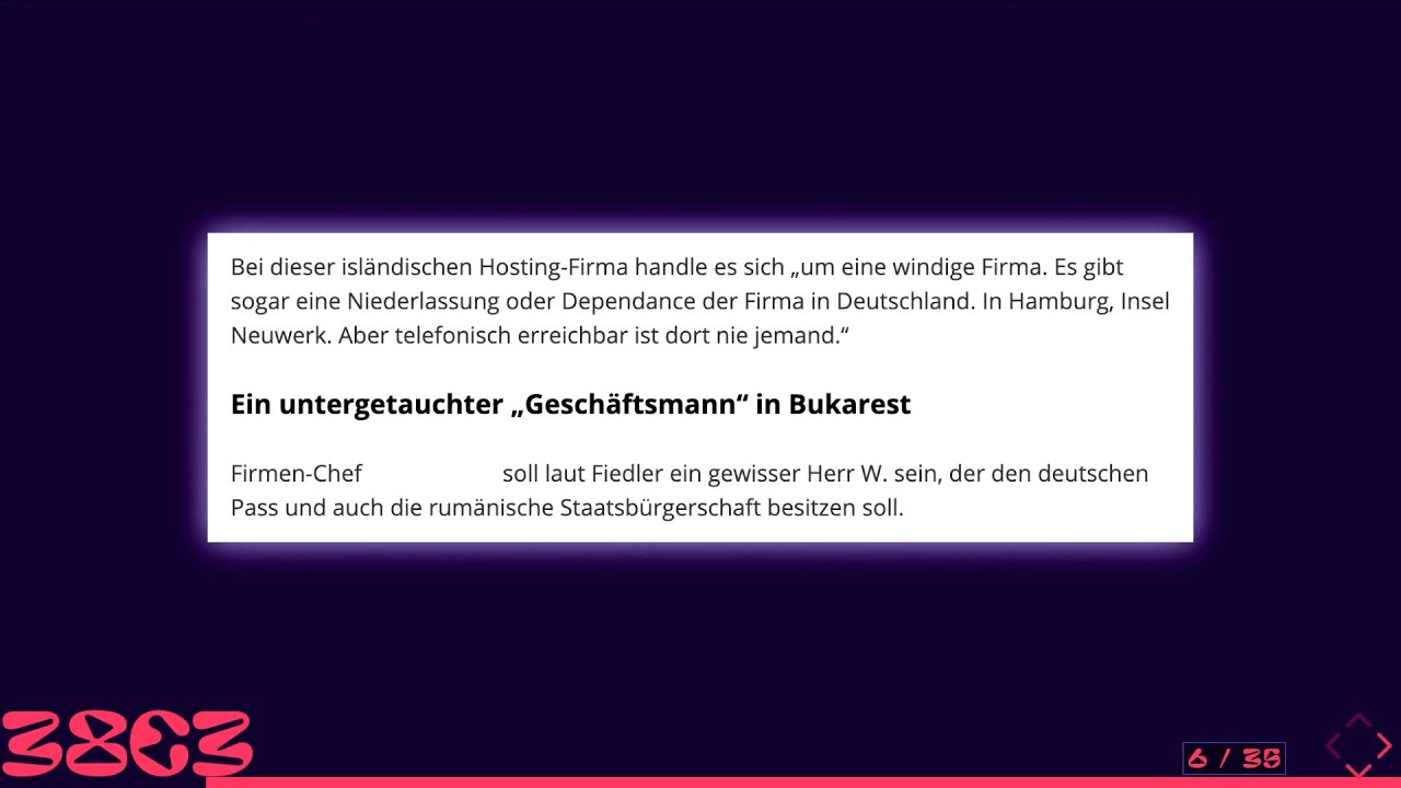 38C3 - Illegal Infrastructure: 12 years of hosting in the greyzone ...