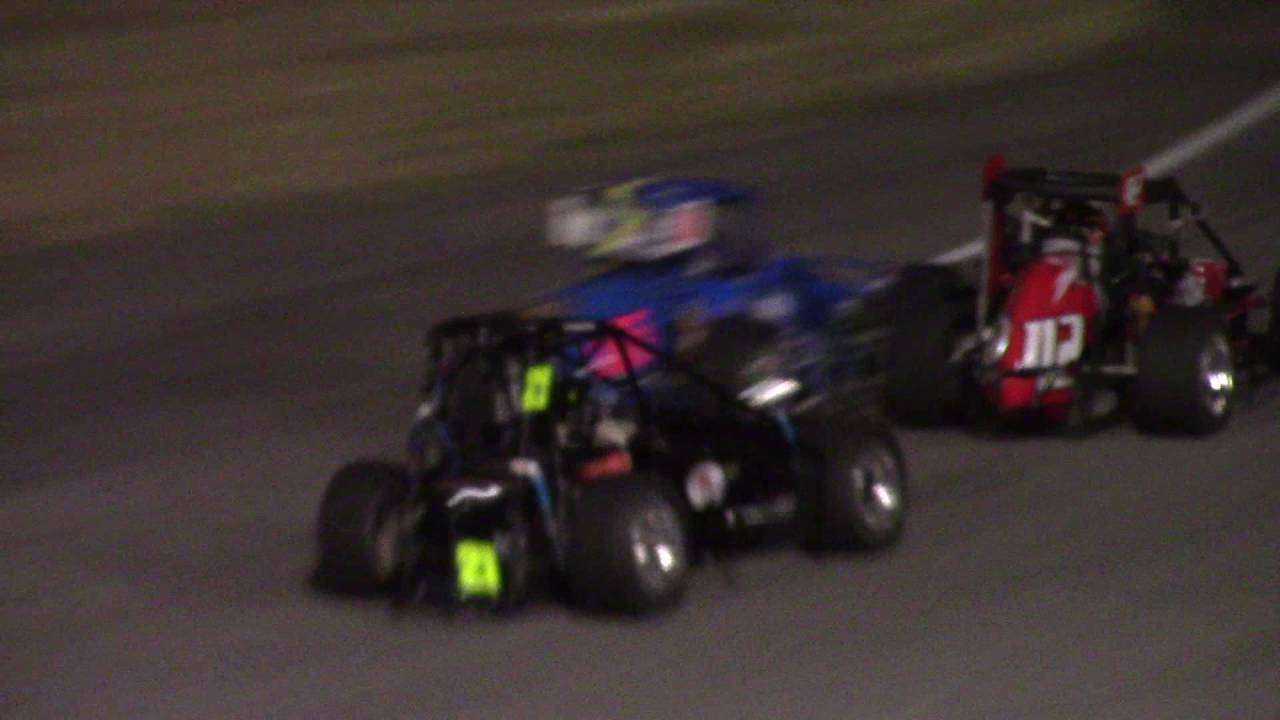 Lancaster Speedway NYPA TQ Midgets Feature Highlights 6-30-16 - YouTube