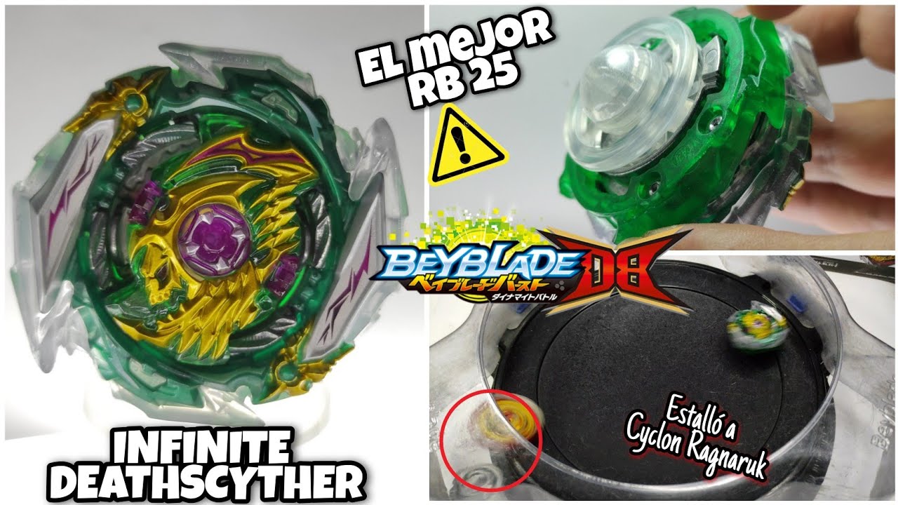 EL MEJOR BEY! del Random Booster vol 25 *INFINITE DEATHSCYTHER ...