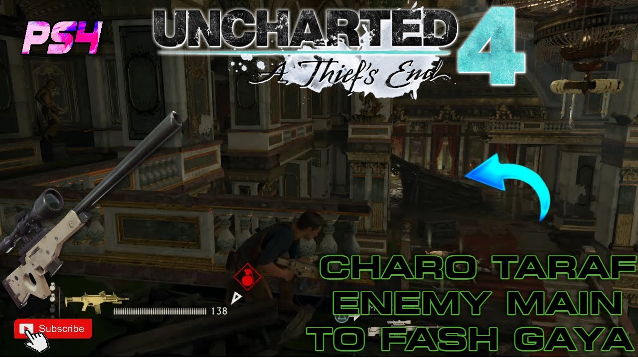 CHARO TARAF ENEMY MAIN TO FASH GAYA UNCHARTED 4 GAMEPLAY - YouTube
