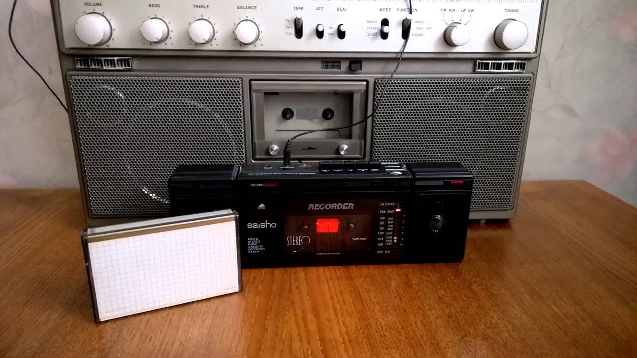 Saisho PC 60 R AM/FM Stereo radio Cassette Recorder. - YouTube