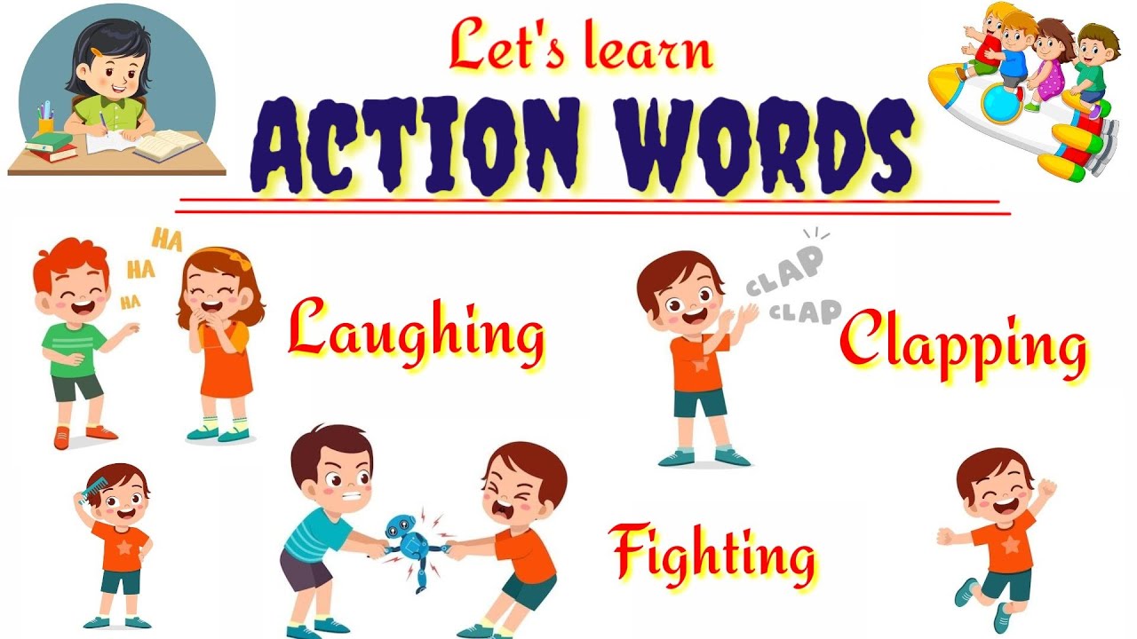 action words for kids, learn action words, how to learn action words to ...