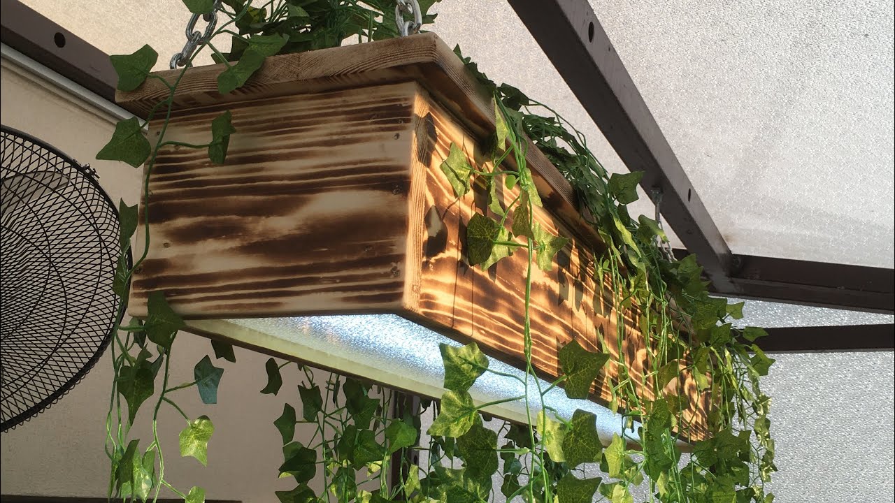 diy ceiling light - YouTube