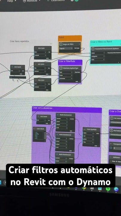 👉🏼 Como criar filtros automáticos no Revit com o Dynamo (View Filter) #revit #dynamo # ...