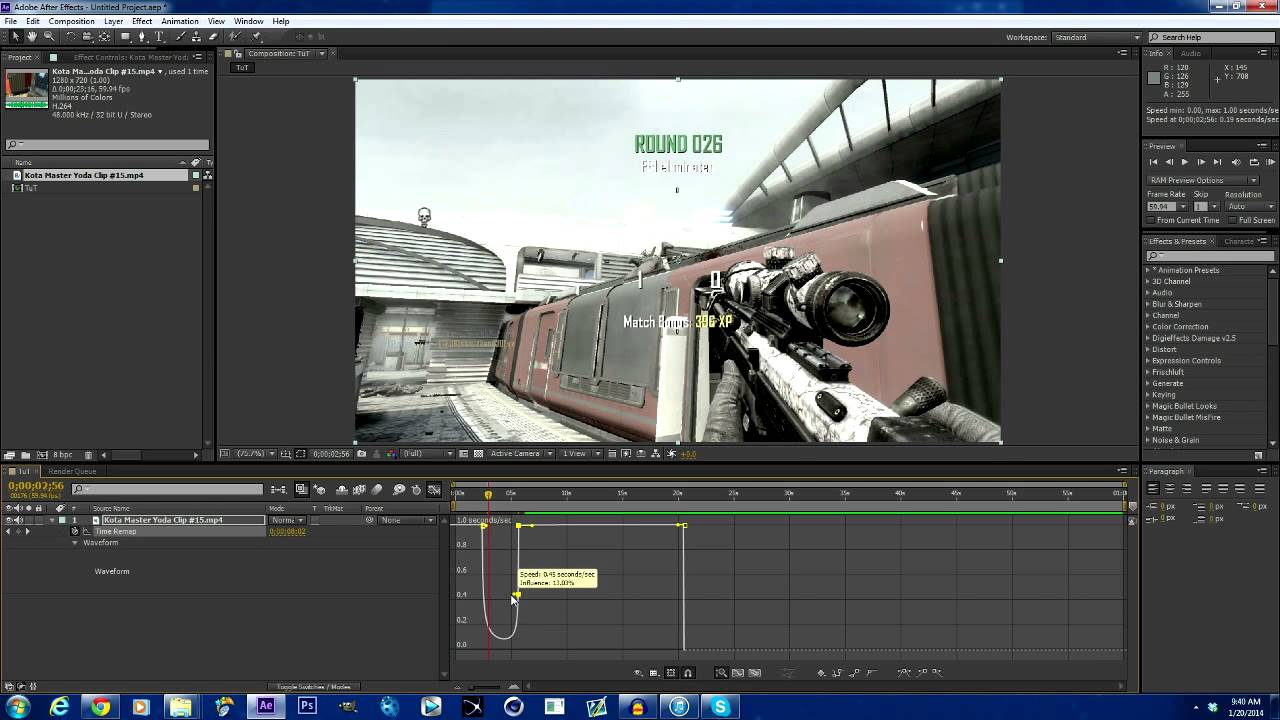 After Effects Slow Mo Ramped Tutorial With No Twixtor - YouTube