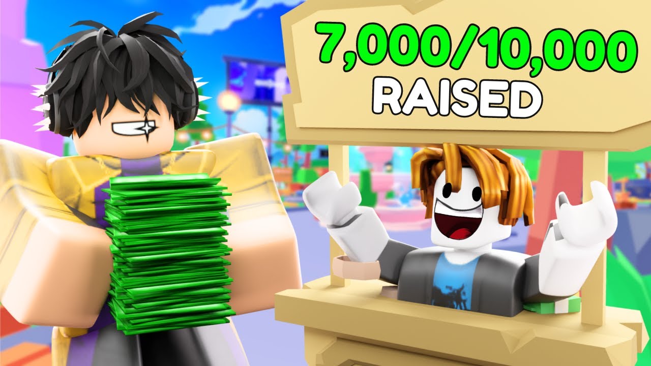 Fulfilling Player's ROBUX Goals in PLS DONATE!! - YouTube