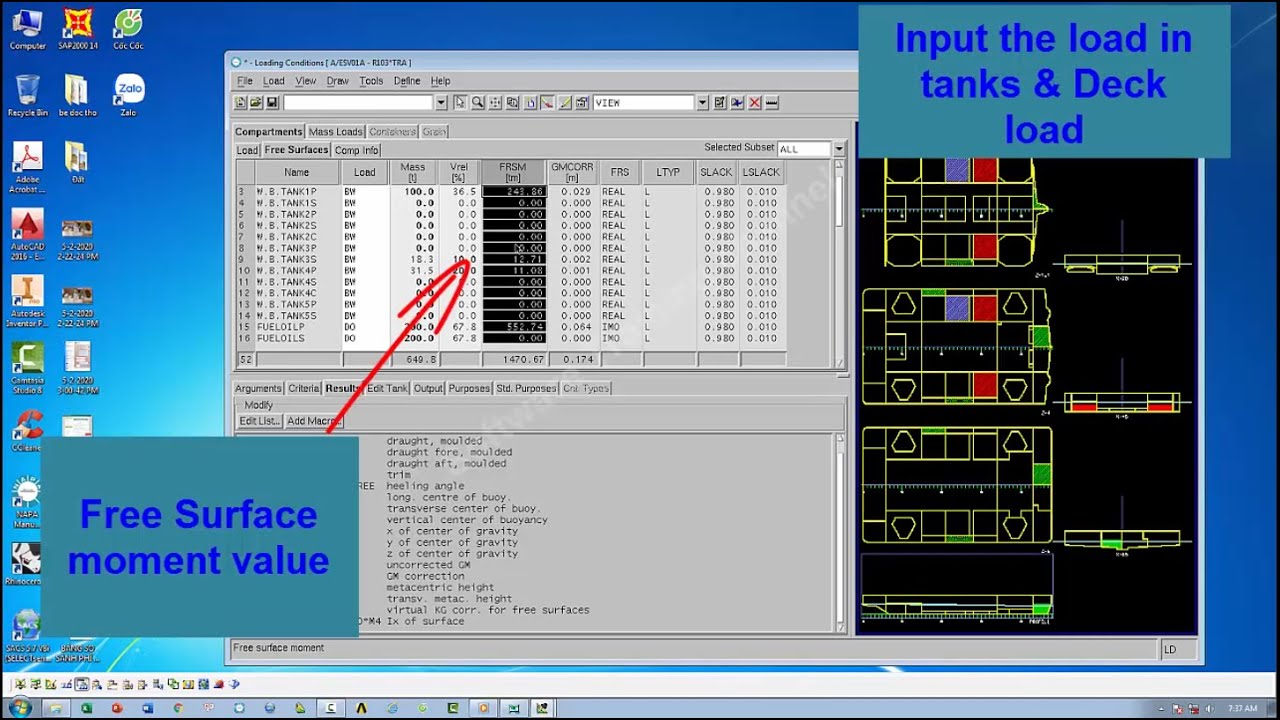 Create a New Loading Condition in NAPA 2009 - Naval architect - YouTube