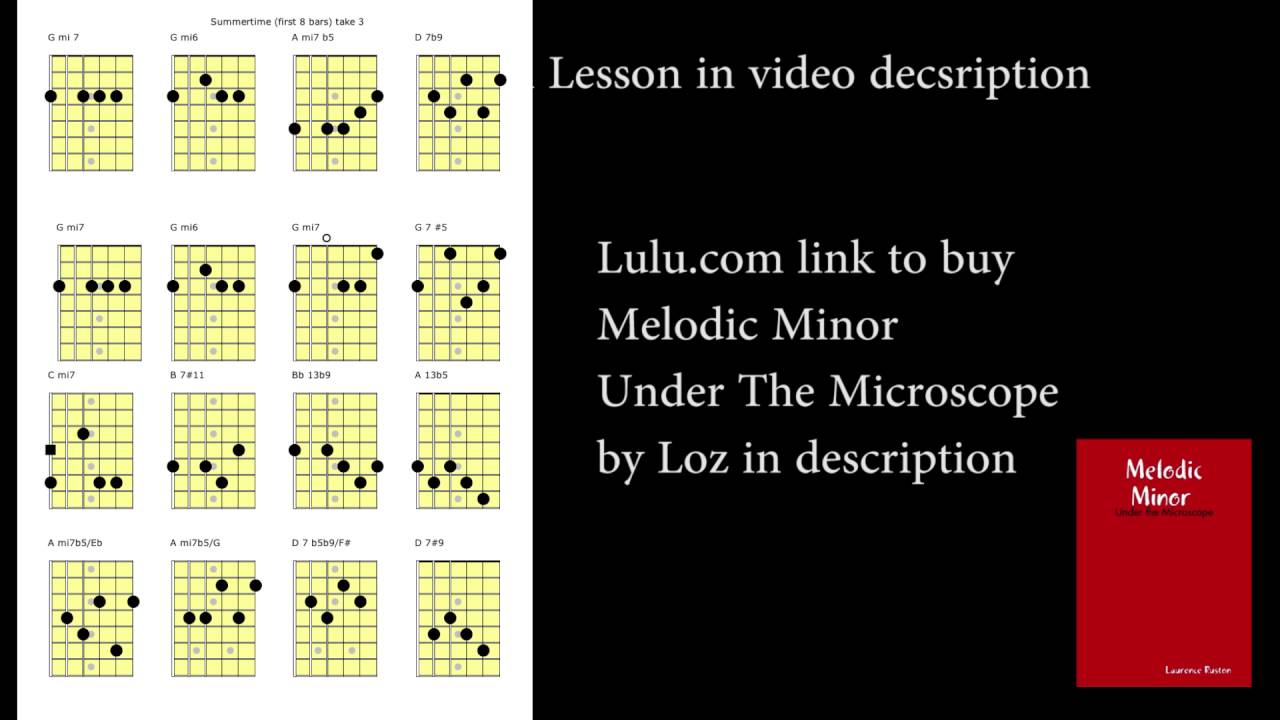 Chord progression of the week - loz Ruston - Summertime - YouTube
