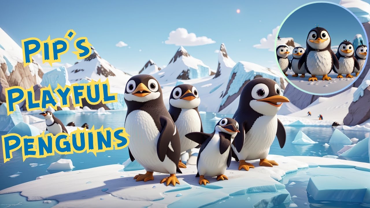Pip's Playful Penguins | Bedtime Story For Kids | KidGlobe Explorers ...