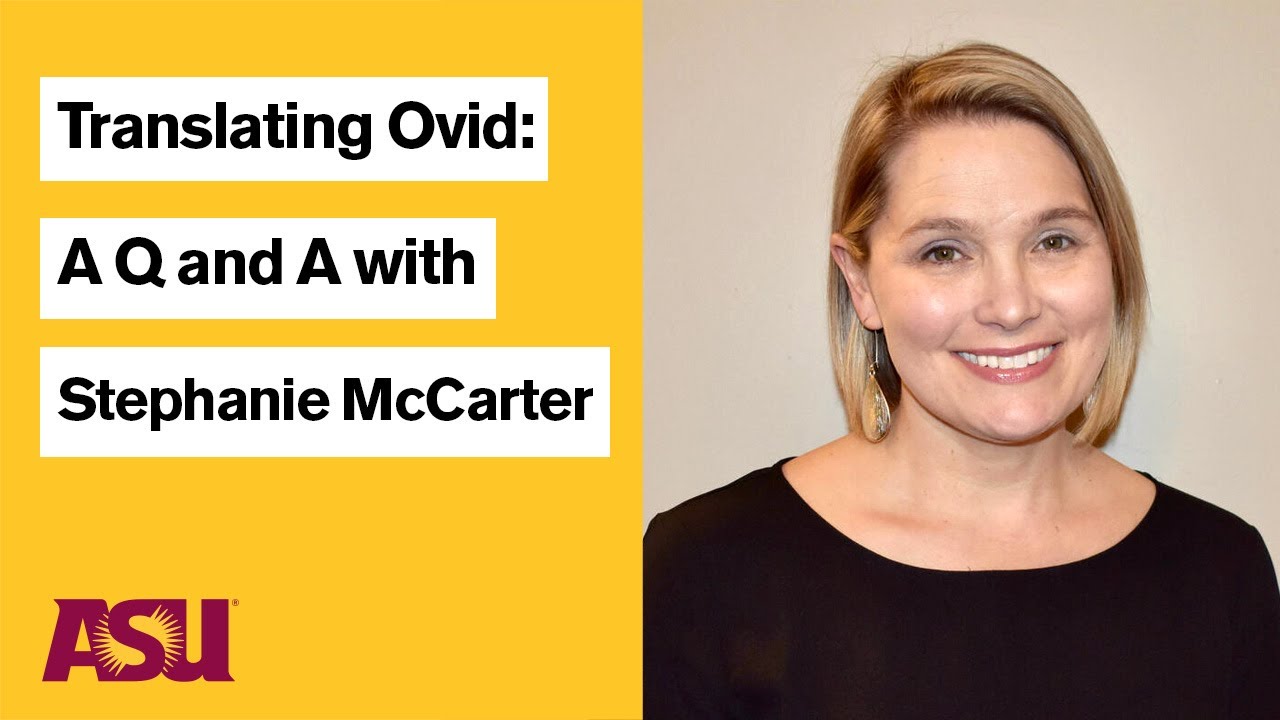 Translating Ovid’s 'Metamorphoses' Now: A Q and A with Stephanie ...