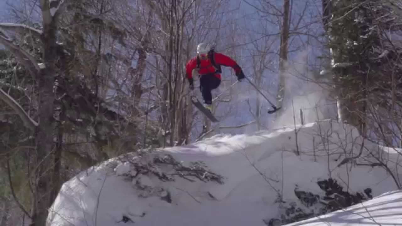 On Only One Ski, This Amputee Athlete Rips Through Powder - YouTube
