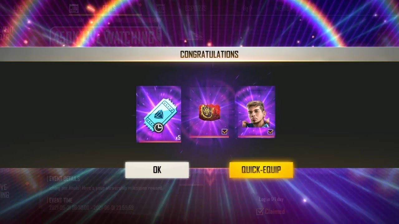 I GOT RED GLOWAL SKIN AND LUQUETA // FREE FIRE // OP GSO - YouTube