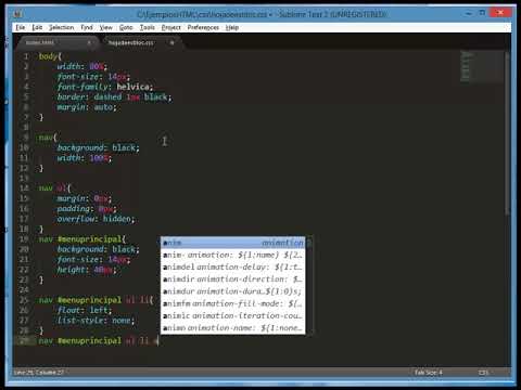 Introducción HTML+CSS Maquetacion 5 de 5 - YouTube