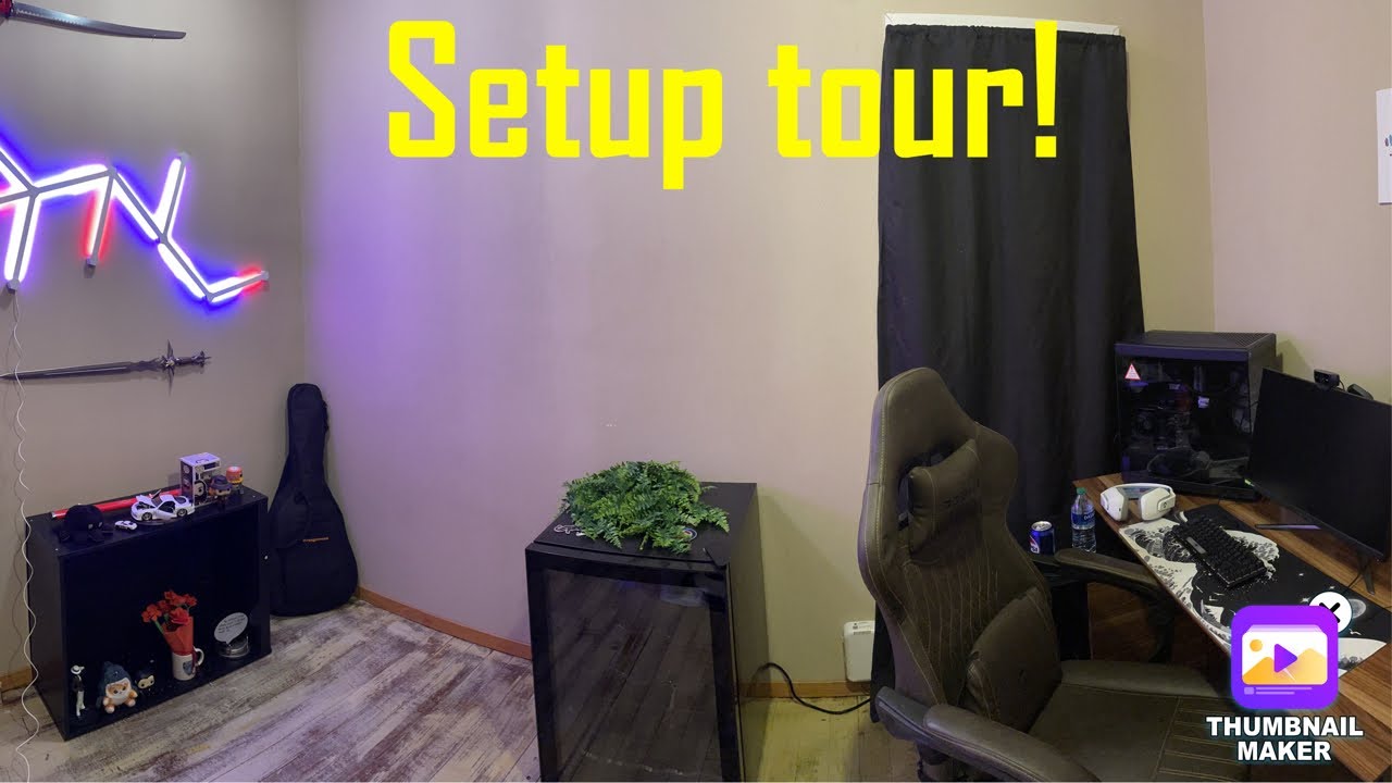 Gaming setup tour - YouTube