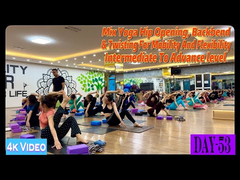 DAY-53 Mix Yoga Hip Open,Backbend & Twisting For Mobility Flexibility |Master Ranjeet Singh ...