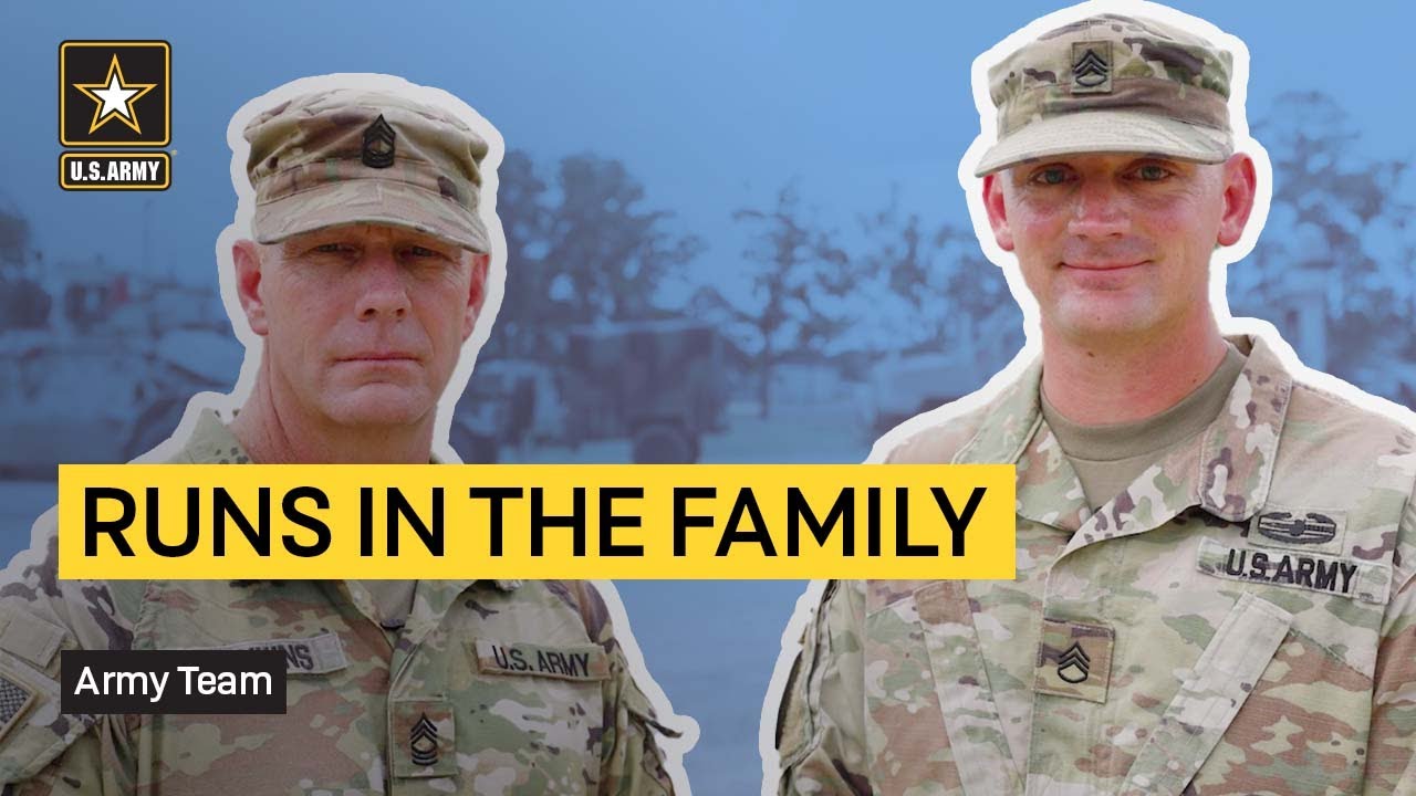 It Runs in the Family: U.S. National Guard Father and Son - YouTube