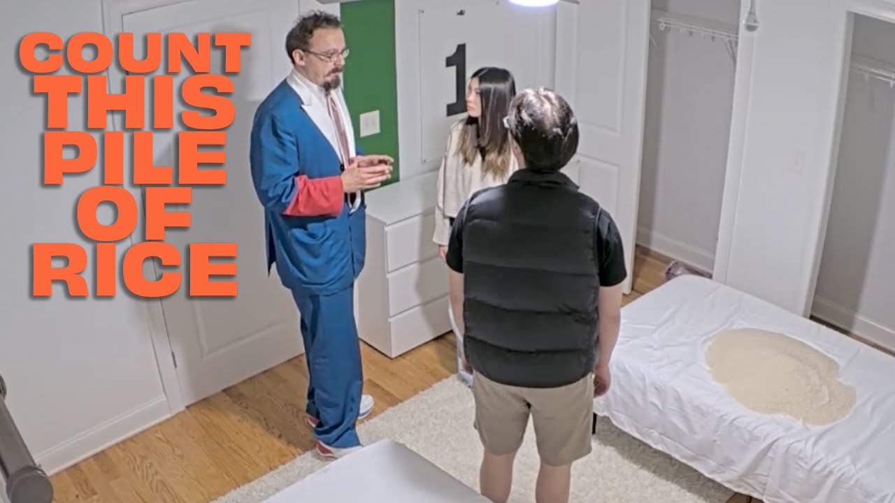 Jin & Ellie Get an EXTREME Rice Counting Challenge w/ a $10,000 PRIZE ...