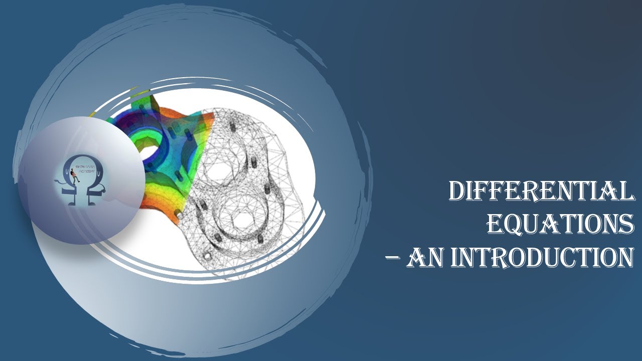Introduction To Differential Equations Tamil Lec 01 YouTube
