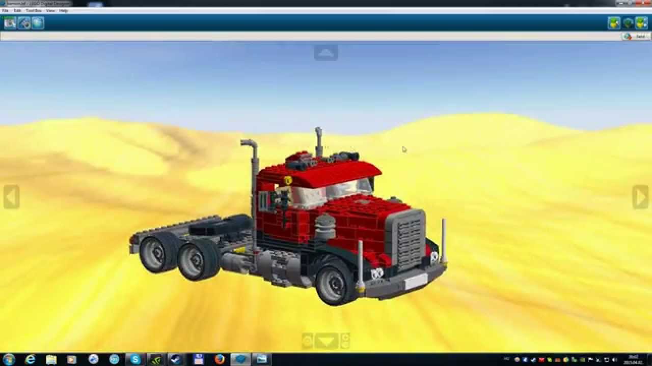 LEGO Creator 4955 - Big Rig with LDD - YouTube