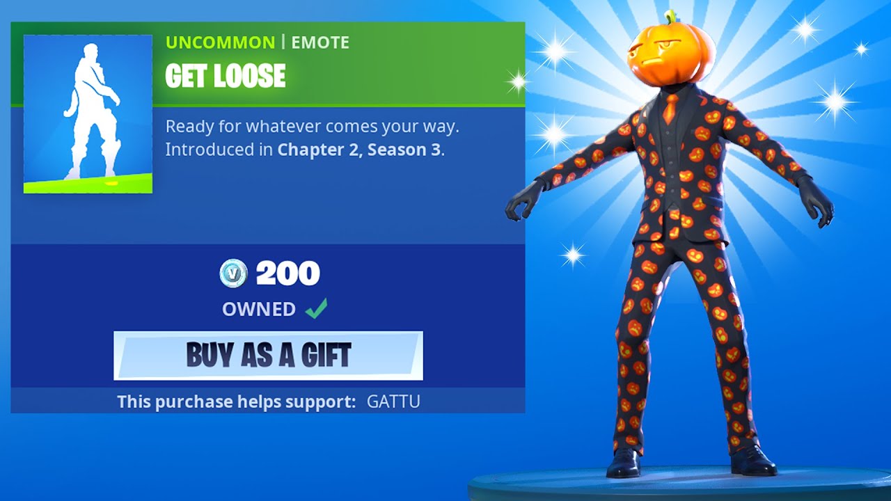 *NEW* GET LOOSE EMOTE in Fortnite! - YouTube