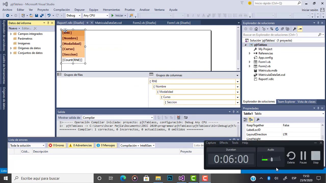 Crear reportes en Visual Studio 2015 - YouTube