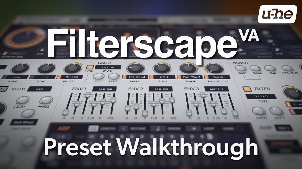 Filterscape VA: The Virtual Analogue Synth – Preset Walkthrough - YouTube