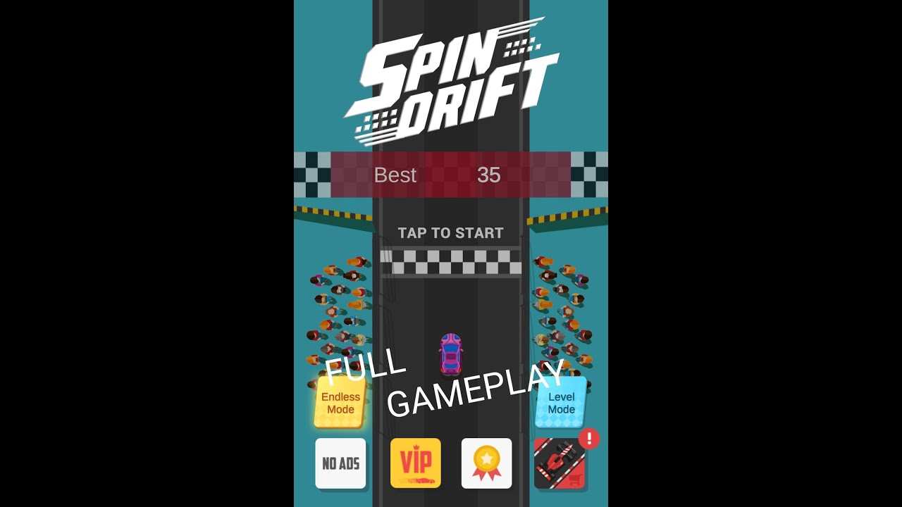 Spin drift car drifting game level 1 to 100 walkthrough gameplay - YouTube