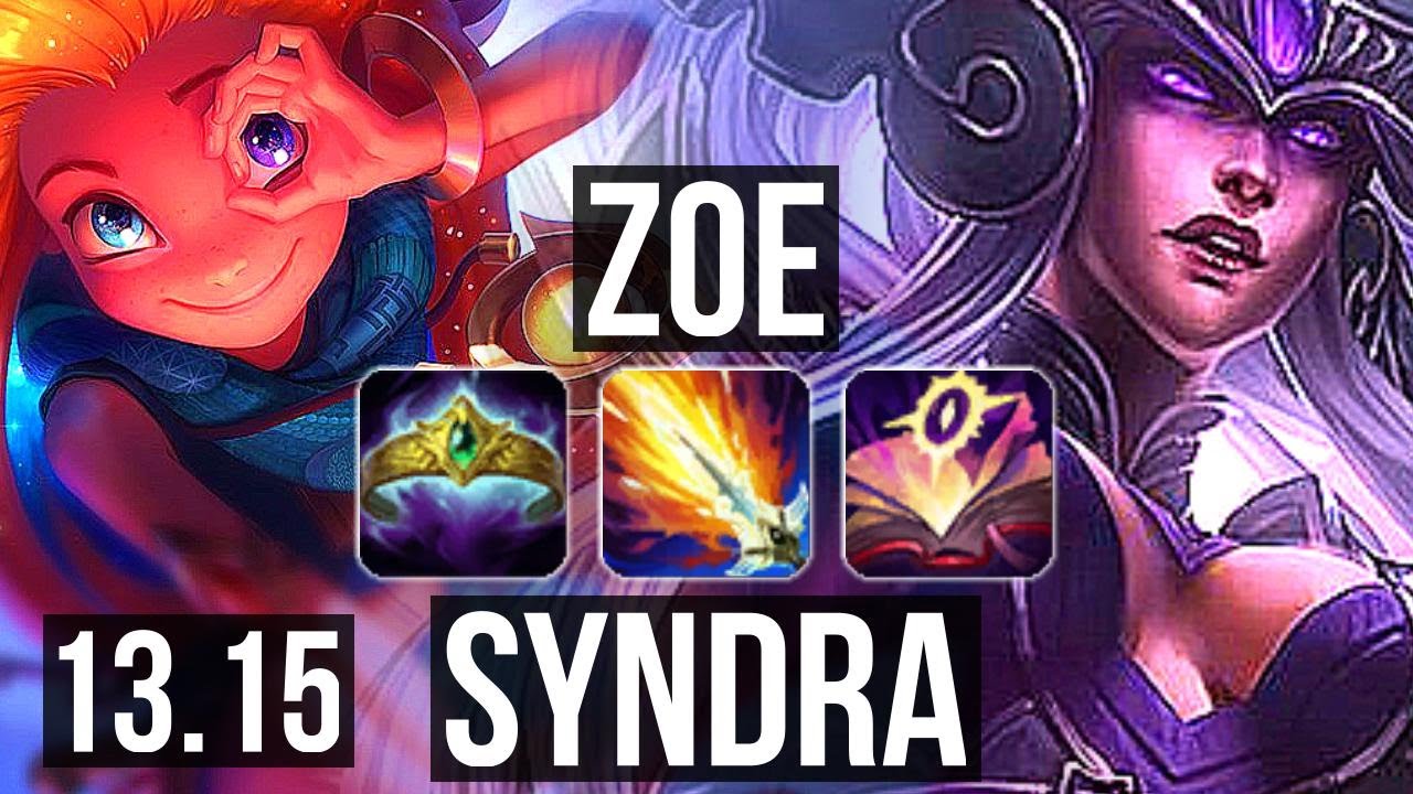 ZOE vs SYNDRA (MID) | 20/0/8, Penta, Rank 2 Zoe, Legendary, Rank 8 | NA ...