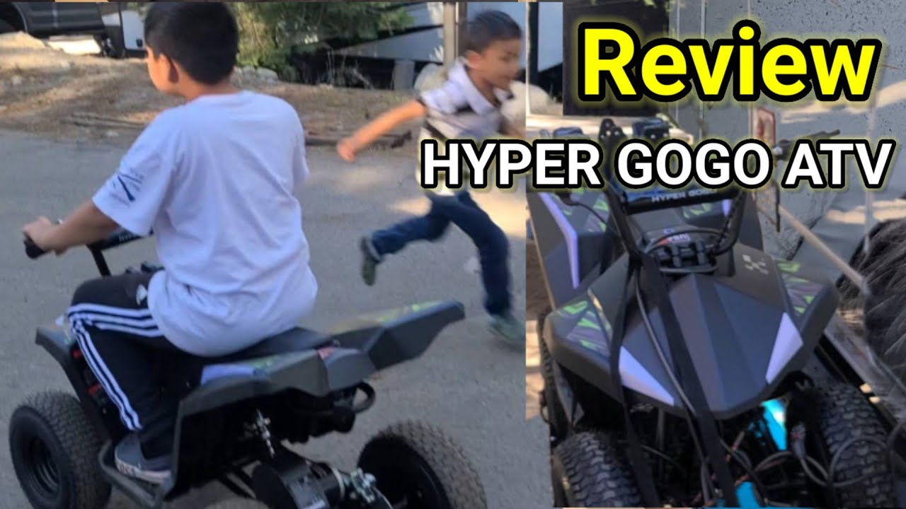 Review of HYPER GOGO Electric Quad ATV - YouTube
